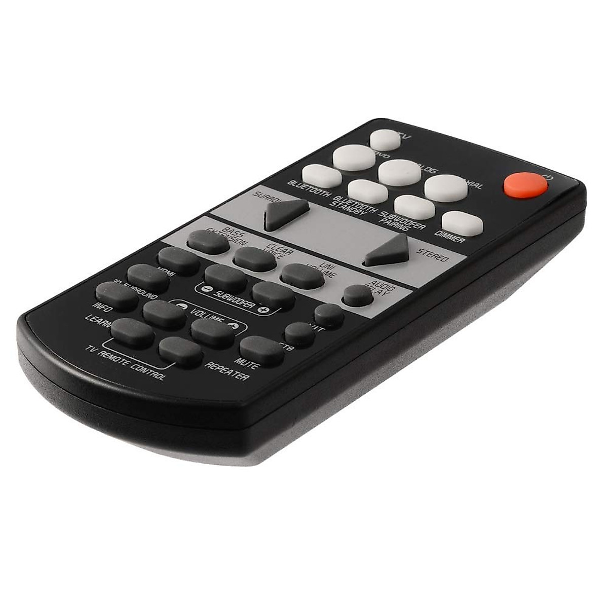 Replacement Remote Compatible with Yamaha YAS-107 YAS-108 YAS 1080 YAS-207 YAS 106 YAS-203 ATS-1070 ATS-1060 ATS-1080 ATS-1030 FSR66 ZJ78750 YAS-105 YAS-103 Soundbar Home Audio Speaker System