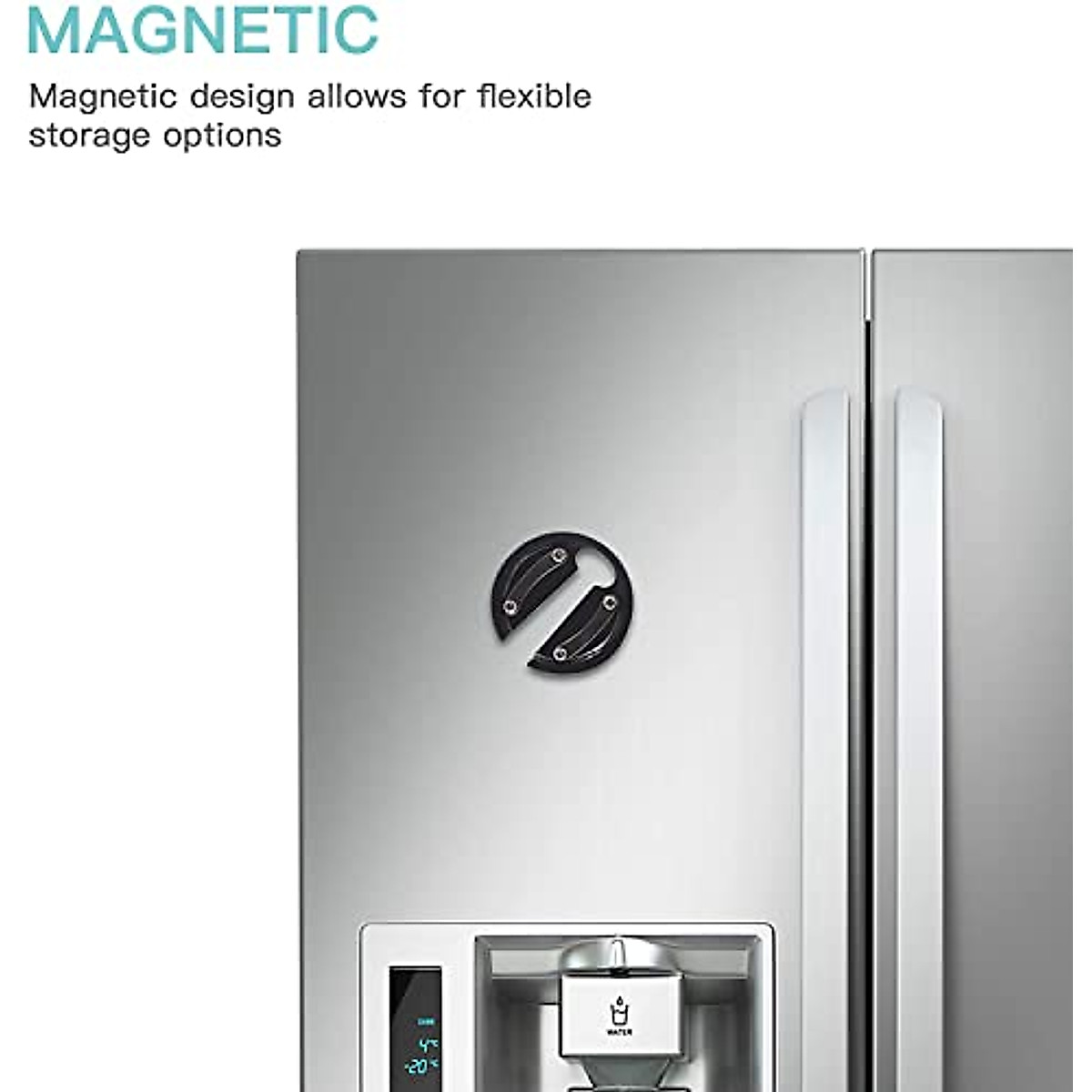 EZBASICS Wine Foil Cutter, Stainless Steel Shell, Magnetic Design, Gift Box Package