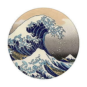 Japanese Culture Japan The Great Wave Off Kanagawa PopSockets PopGrip: Swappable Grip for Phones & Tablets