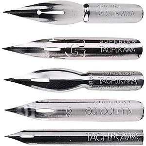 MyLifeUNIT Tachikawa Comic Pen Nib Set - 5 Nibs