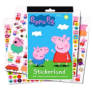 Coloring and Activity Set - Bundle Includes Peppa Pig Coloring Book, Peppa Pig Stickers, and 2-Sided Door Hanger (Peppa Coloring Book & Stickers)