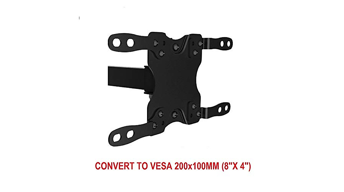Mount Plus 201P Adapter Bracket for VESA 200x200mm & 200x100mm