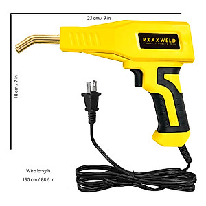 RXXXWELD Plastic Welder, 2 in 1 Plastic Welding Kit, Hot Stapler Plastic Repair Kit For Car Bumper Cracks, Kayaks, Plastic Toys