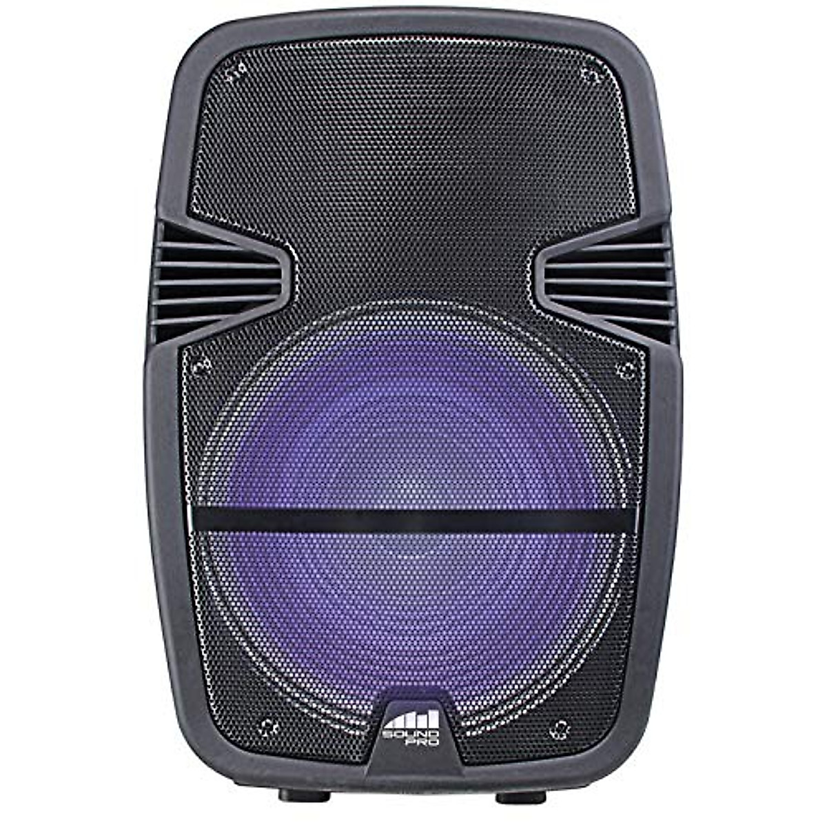 Naxa Electronics Portable Bluetooth Party Speaker with Disco Light, 15-inch, Black, Portable Party Speaker