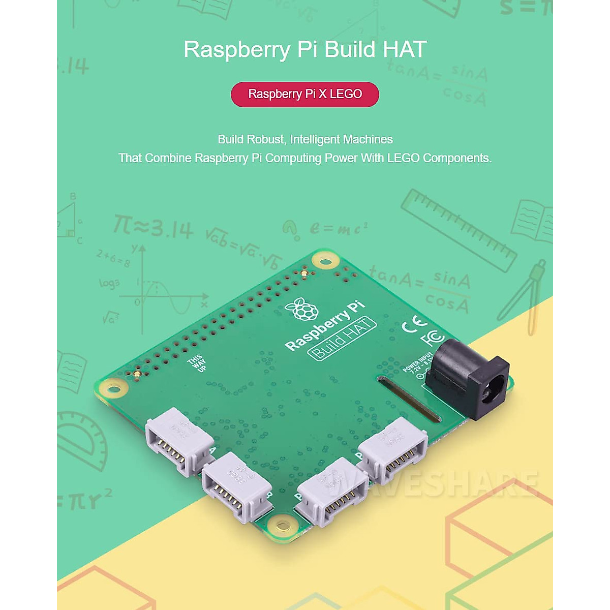 Raspberry Pi Build HAT Connecting Raspberry Pi Computing Power with Lego Technic Motors and Sensors
