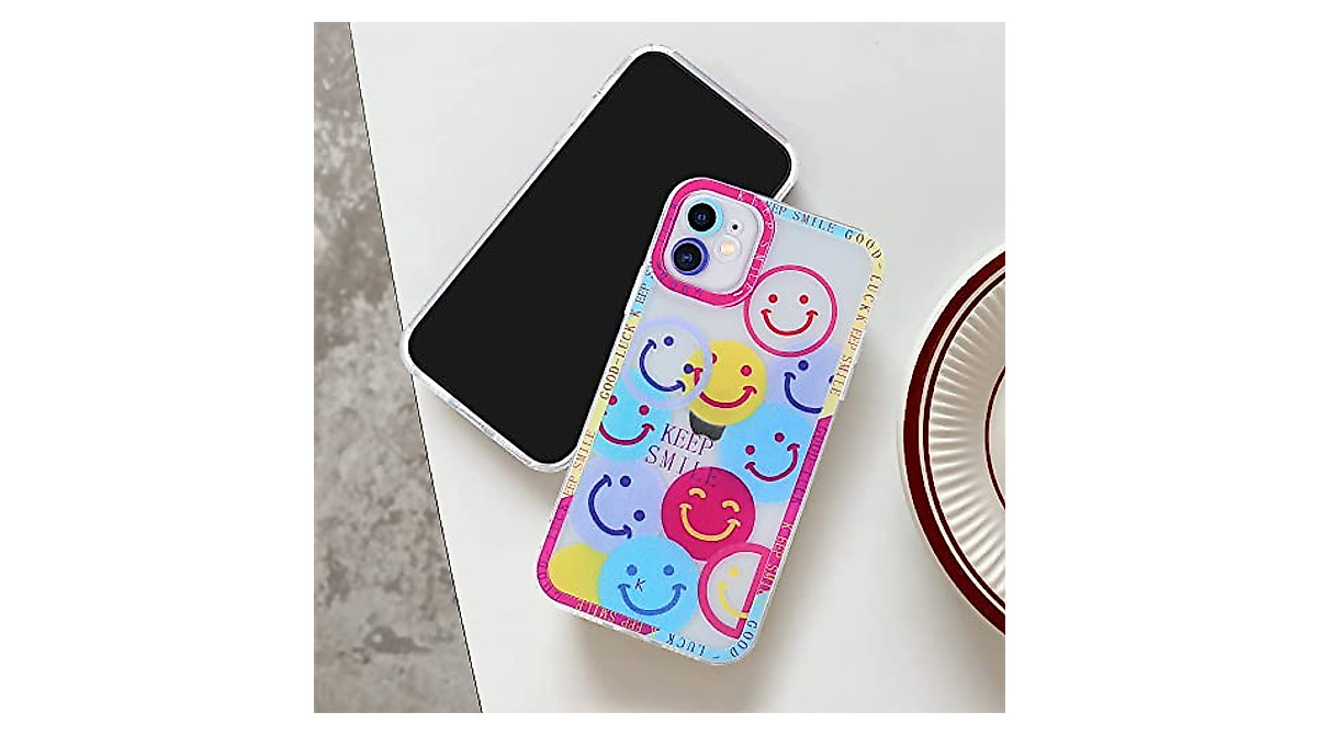 Yebowe Cute Smiley Face Case for iPhone 11 - 3 in 1