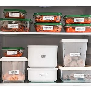 Phomemo D30 Adhesive White Label Paper 1/2" X 1 1/2" (12mm X 40mm) 160 Labels/Roll, Black on White, 3 Roll, for Home Office School Organization, Gift for Decoration, Compatible with D30 Label Maker