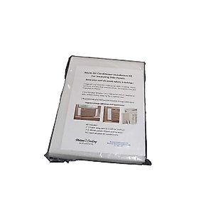 Nature's Cooling Solutions Window AC Insulating Side Panels + 13” Tall+ Set of (2) + Semi Rigid Closed Cell + Waterproof +UV+ Size: 13 x 9.6 x 0.5 inches