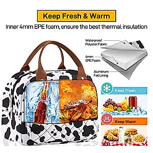 Buringer HOMESPON Lunch Bag for Woman Man Insulated Lunch Box Tote Bag for Work Picnic or Travel