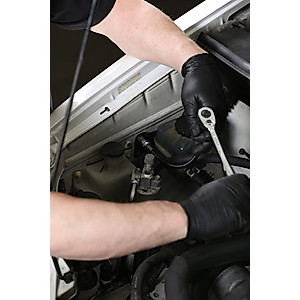 ARES 42071 – 2-Piece Flexible Socket Extension Set – 1/4-Inch and 3/8-Inch Drive Extensions – 6-Inch and 8-Inch Extensions with Flexible Shafts – Spring-Loaded Detent Balls to Prevent Slipping