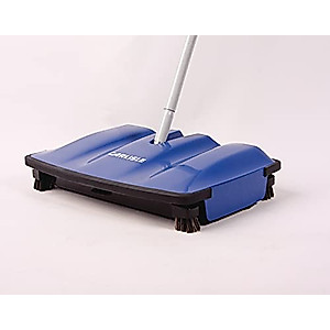 CFS 3640014 Duo-Sweeper ABS Multi-Surface Floor Sweeper, 1/2" Length Brush, 8" Length x 12" Width x 2-1/2" Height, Blue