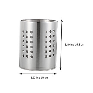 2pcs Stainless Steel Chopstick Holder Kitchen Utensils Organizer Utensil Drying Basket Flatware Drainer Basket Sink Drying Rack Stainless Steel Holder Chopsticks Cage Storage