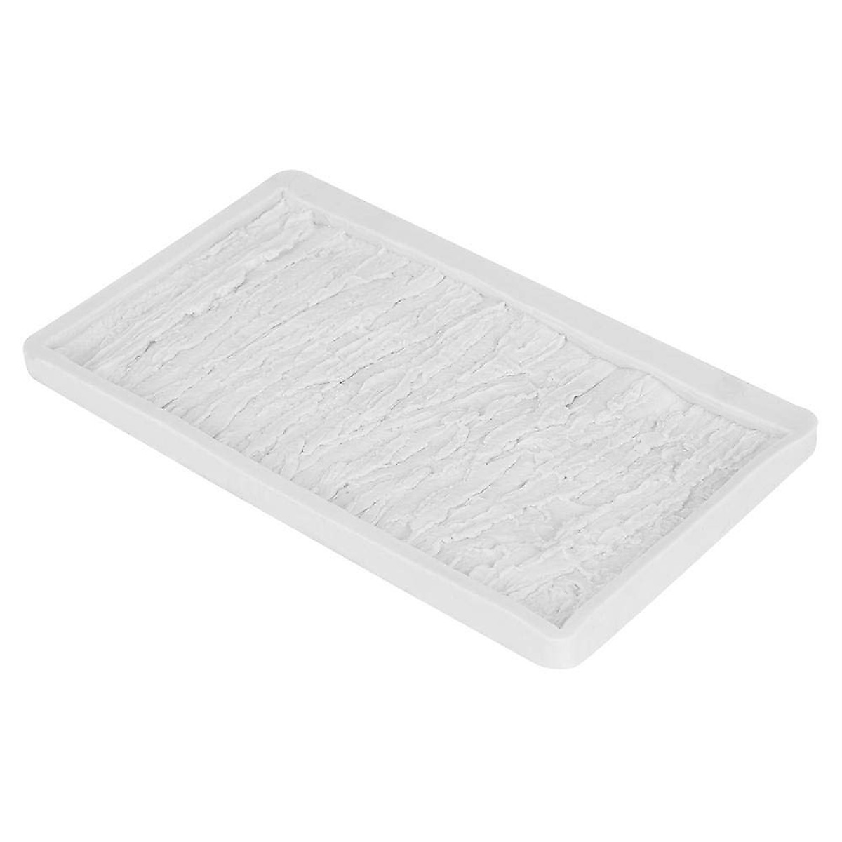 Tree Bark Shaped Non-stick Fondant Impression Mat Mould Food Grade Silicone Bread Desserts Pastry Bakeware Cake Decorating Supplies for Cupcake Wedding Birthday Party