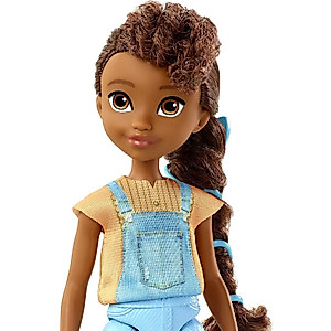 Mattel Spirit Untamed Pru Doll (Approx. 7-in) & Chica Linda Horse (Approx.8-in) with Long Mane, Saddle, Brush, Apple Treat, Great Toy for Ages 3 Years Old & Up