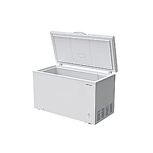 Hamilton Beach HZ4941 14 cu ft Upright Convertible Fridge/Freezer-Frost Free-Reversible Door-Removable Glass Shelves-LED Interior Light, White