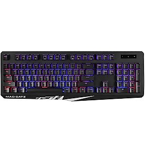 Mad Catz KS13MRUSBL000-0JI Gaming Keyboard, S.T.R.I.K.E. 2, Membrane Gaming Keyboard, English US Layout, 9 Types of RGB Lighting Patterns, Authentic Japanese Product, 2 Year Warranty