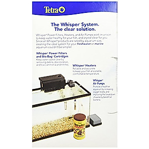Tetra Whisper Power Filter for Aquariums, 3 Filters in 1, Up to 20-Gallons