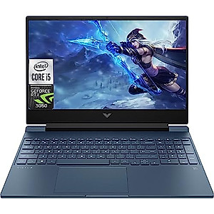 HP Victus Gaming Laptop 2023 Newest, 15.6" 144 Hz Display, Intel Core i5-13420H Processor, NVIDIA GeForce RTX 3050 Graphics, 8GB RAM, 512GB SSD, Backlit Keyboard, Windows 11 Home, Blue