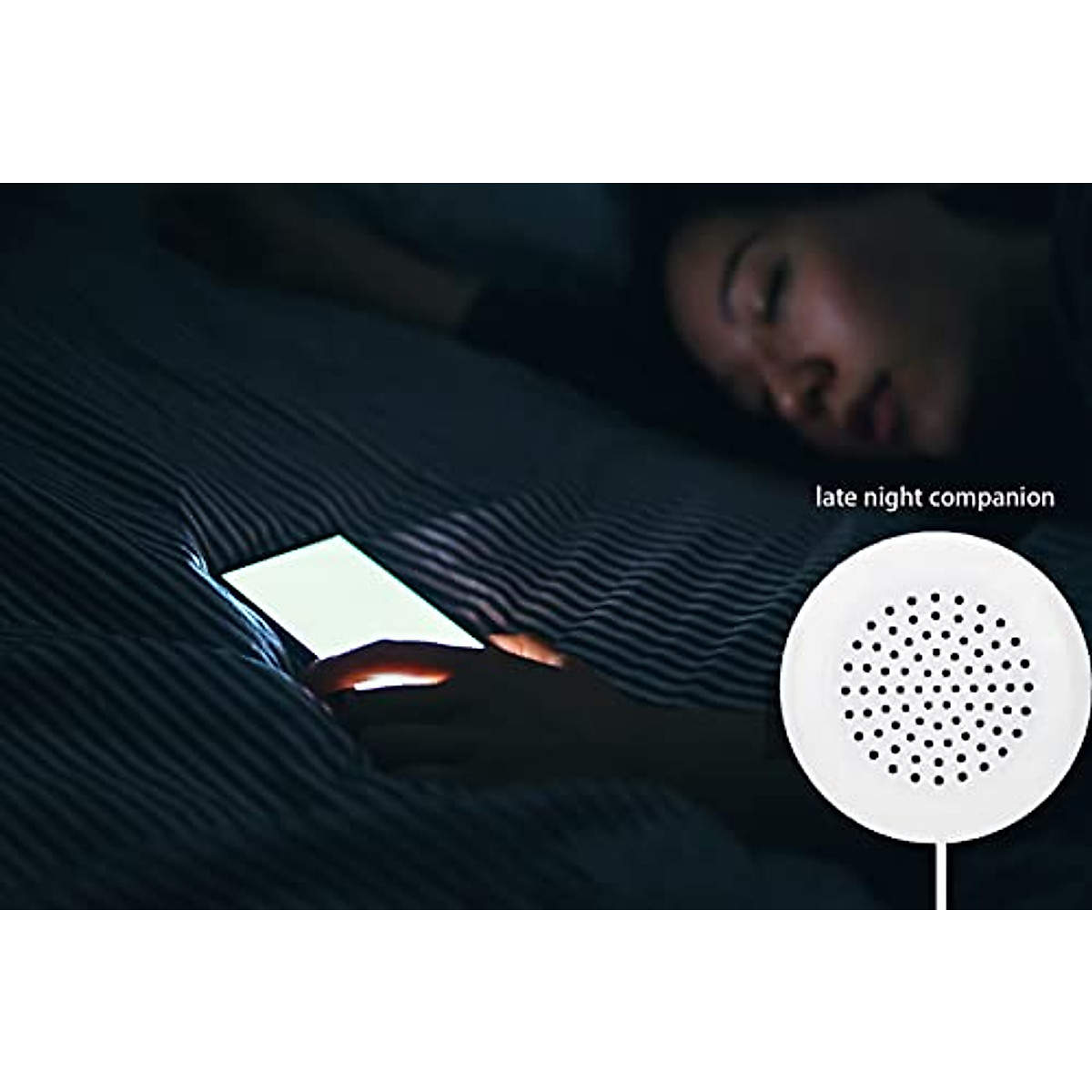2PCS Pillow Speaker,3.5mm Jack Portable Speaker, Under Pillow Speaker Compatible with Almost All Audio Devices with 3.5 mm Jack Such as MP3, MP4, CD Player, Mobile Phone etc.