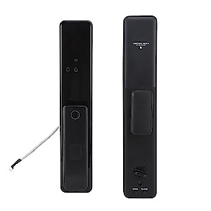 Smart Entry Lock with Fingerprint Password IC Card Mechanical Key Mobile Phone Unlock Keyless Electronic Lock for Home Door