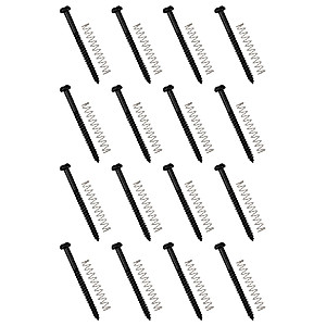 32Pcs Yootones Bass Pickup Mounting Screws Springs Compatible with P Bass Jazz Bass or P90 Pickups (Black)