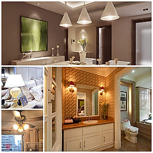 LED Light Bulbs E26 40 Watt Equivalent, 4 Watt A15 LED Appliance Bulb 3000K Soft White 120V 400 Lumens for Refrigerator Ceiling Fan, Pack of 4