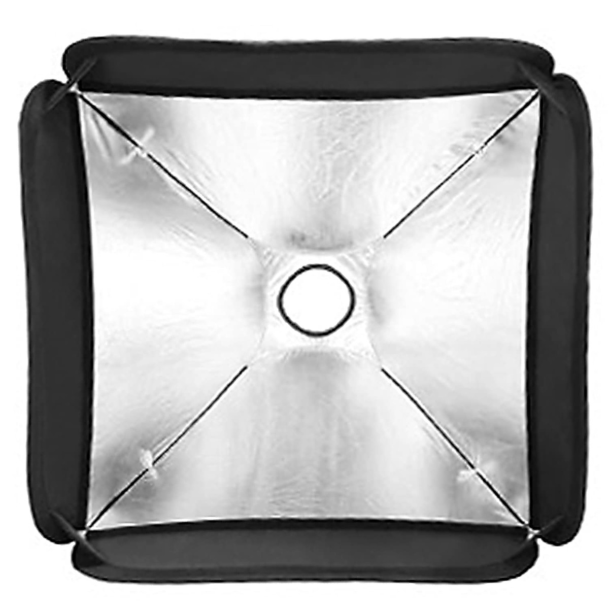 Godox Softbox 60cm x 60cm Portable Collapsible Softbox with Quick Release Bowens Mount Speedring Adapter for Studio Photography - 24" x 24"