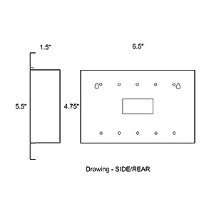 American Recorder 9" x 5.5""DO NOT Enter Interview in Progress" LED Indicator Sign (Red)