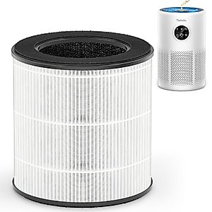 Air Purifier Filter for Tailulu D10 Air Purifier, 3-in-1 H13 Grade True HEPA Replacement Filte, D10 Replacement Filter 1 Pack