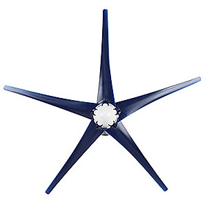 Low Vibration Wind Turbines Kit Small Wind Generator for Charging Boats for Marine Home Charging(blue, 48V)