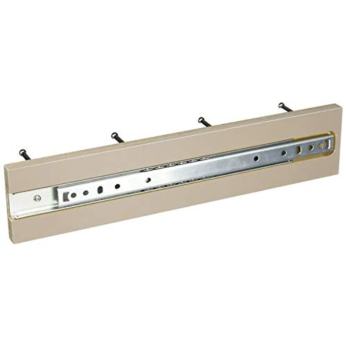 Easy Track Belt Rack Closet Storage, Weathered Grey