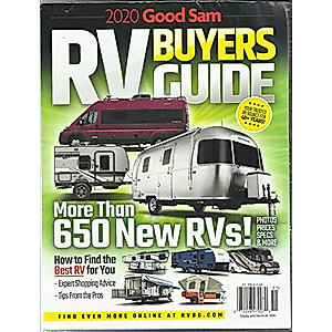 RV BUYERS GUIDE MAGAZINE, 2020 GOOD SAM PHOTO PRICES SPECS & MORE ISSUE, 2020