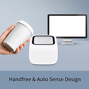 Ultra Decoding Fast Response Automatic QR Scanner White Desktop ABS USB for Mobile Payment