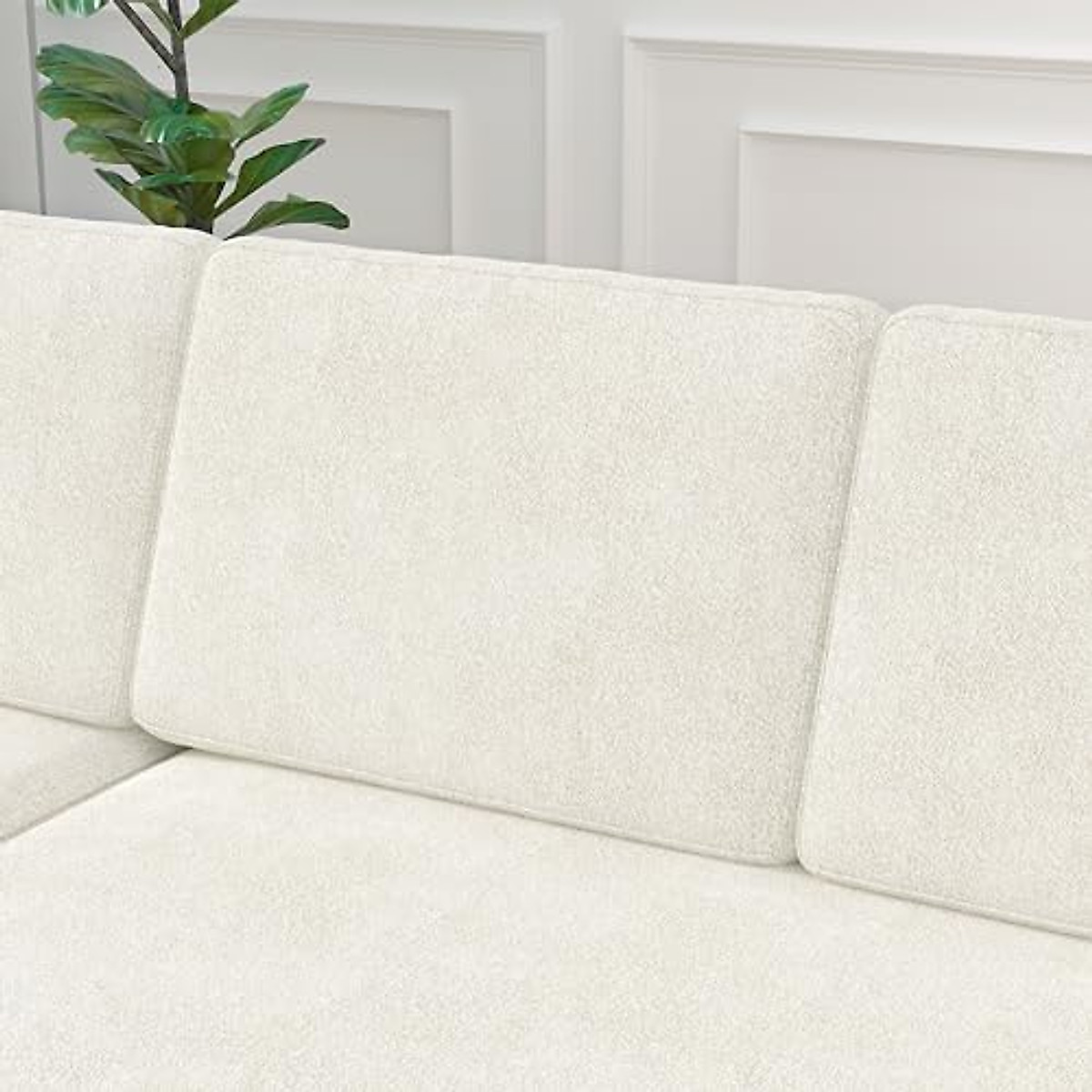 FANYE 85" W L-Shaped Reversible Sleeper Sectional Sofa Chenille Button Tufted Upholstered Corner Convertible Sofabed W/Pull Out Couch Bed and Storage Chaise, Nailhead Decor for Living Room