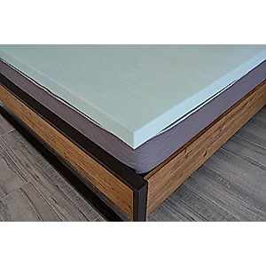 Dreamfoam Bedding 2" Gel Infused Slow Response Memory Foam Topper, Made in Arizona, Queen