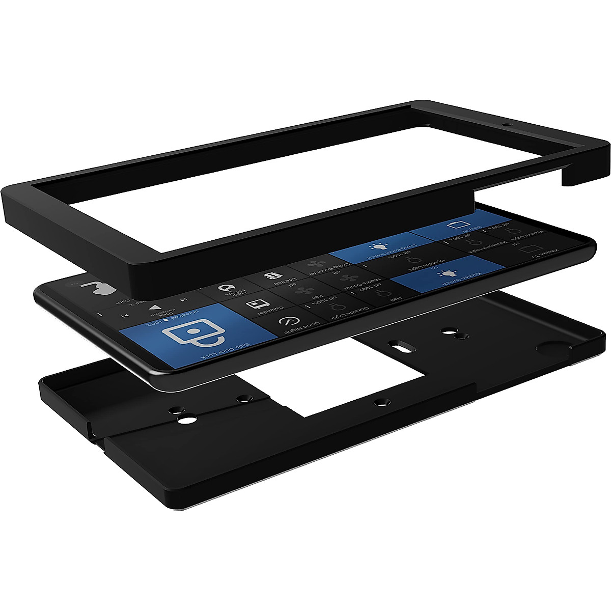 Smart Home Mount Wall Mount Kit for Samsung Galaxy Tab A7 Lite 8.7 Tablet (SM-T220 / 225) - Black