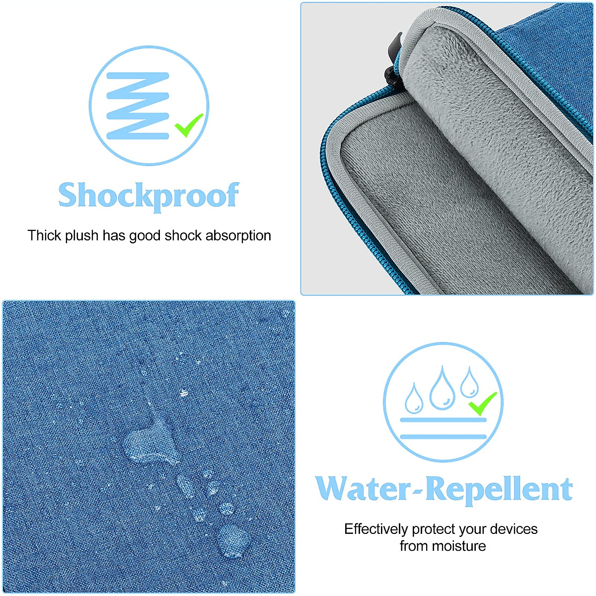 UrbanX 8 Inch Tablet Case for Nvidia Shield Lightweight Portable Protective Bag Laptop with Dual Pockets