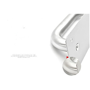 SUYA 12 Inches Push Pull Door Handles Premium Commercial Sliding Barn Door Handle Pull and Push Plate Hardware Set for Front/Back Door/Mark/Restaurant/High Traffic Areas,Satin Nickel Finished(2pcs)