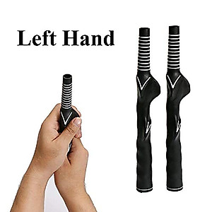 LERTREE 2Pcs Left-Hand Golf Training Grip Golf Club Grip LH Practice Aid Golf Swing Trainer Accessories