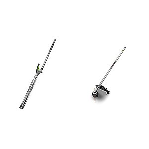 EGO Power+ HTA2000 20-inch Hedge Trimmer Attachment for EGO 56-Volt Lithium-ion Multi Head System & STA1500 15-Inch String Trimmer Attachment for EGO 56-Volt Lithium-ion Power Head System, White