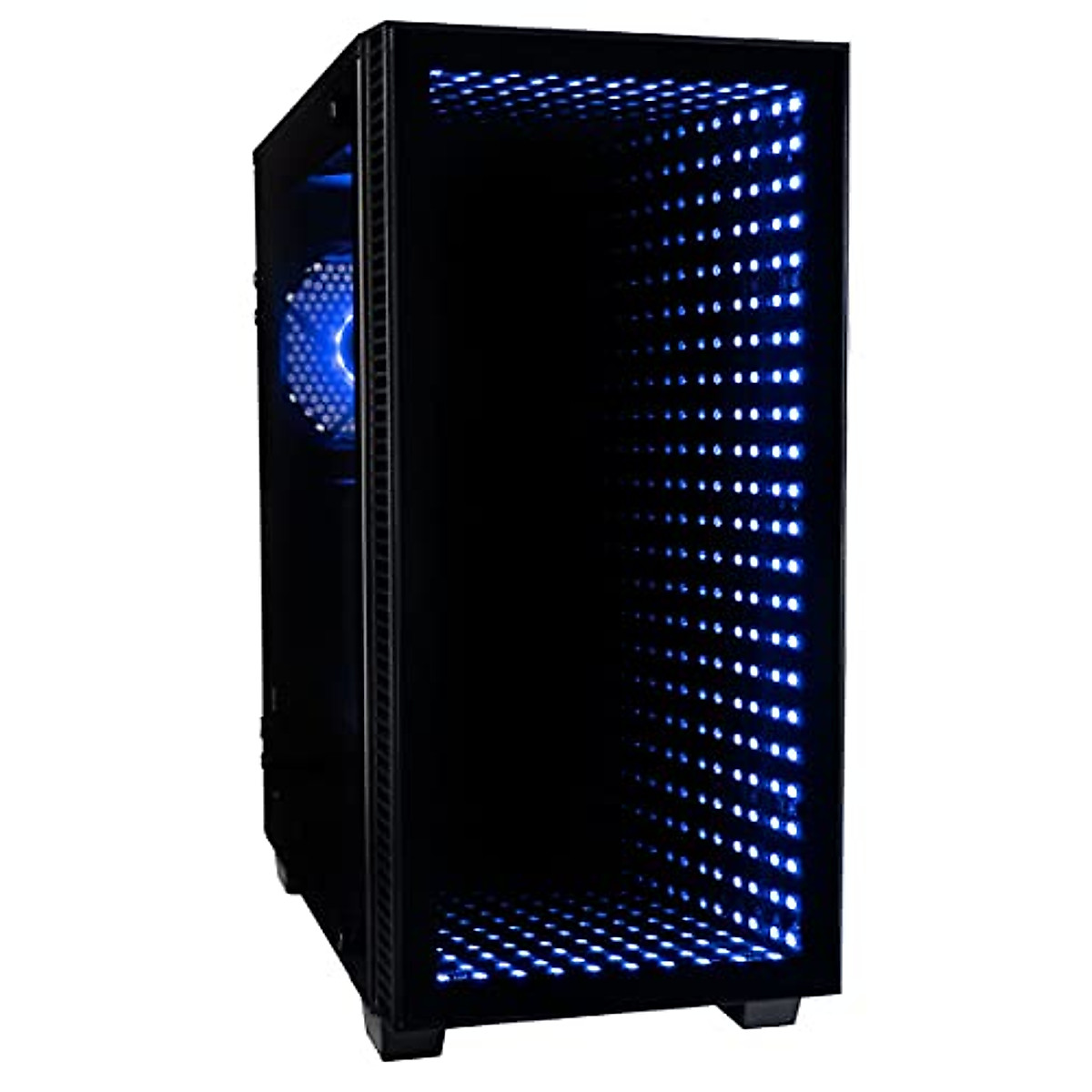 Empowered PC Continuum Micro Gaming Desktop - AMD Quad Core Ryzen 3 5300G Processor with AMD Radeon Graphics, 16GB RAM, 256GB NVMe SSD, WiFi, Windows 11 Home - RGB Gamer Computer