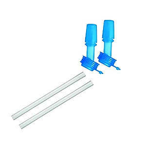 CamelBak Eddy Kids Bottle Accessory 2 Bite Valves/2 Straws, Ice Blue - Replacement Eddy Kids Bottles