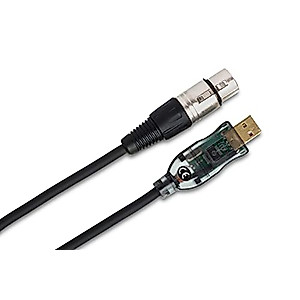 Hosa UXA-110 XLR3F Type A TRACKLINK USB Interface, 10 Feet (UXA110)