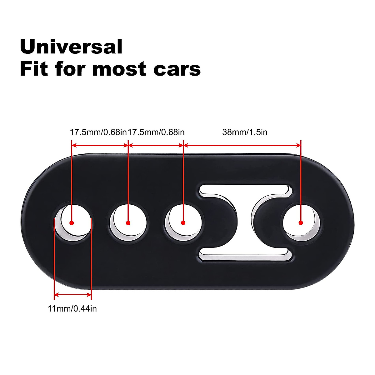 EVIL ENERGY 3.0" V Band Clamp for Flange Kit Stainless Steel, Bundle with 4 Holes Adjustable Exhaust Hanger Universal 2PCS