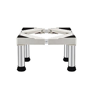 Adjustable Refrigerator Stand Heightened 4"/6"/8"/10" Washing Machine Base Dryer Pedestal Length 20"-29" Dishwasher Pedestal Appliance Stand Prevent Scratch Dent
