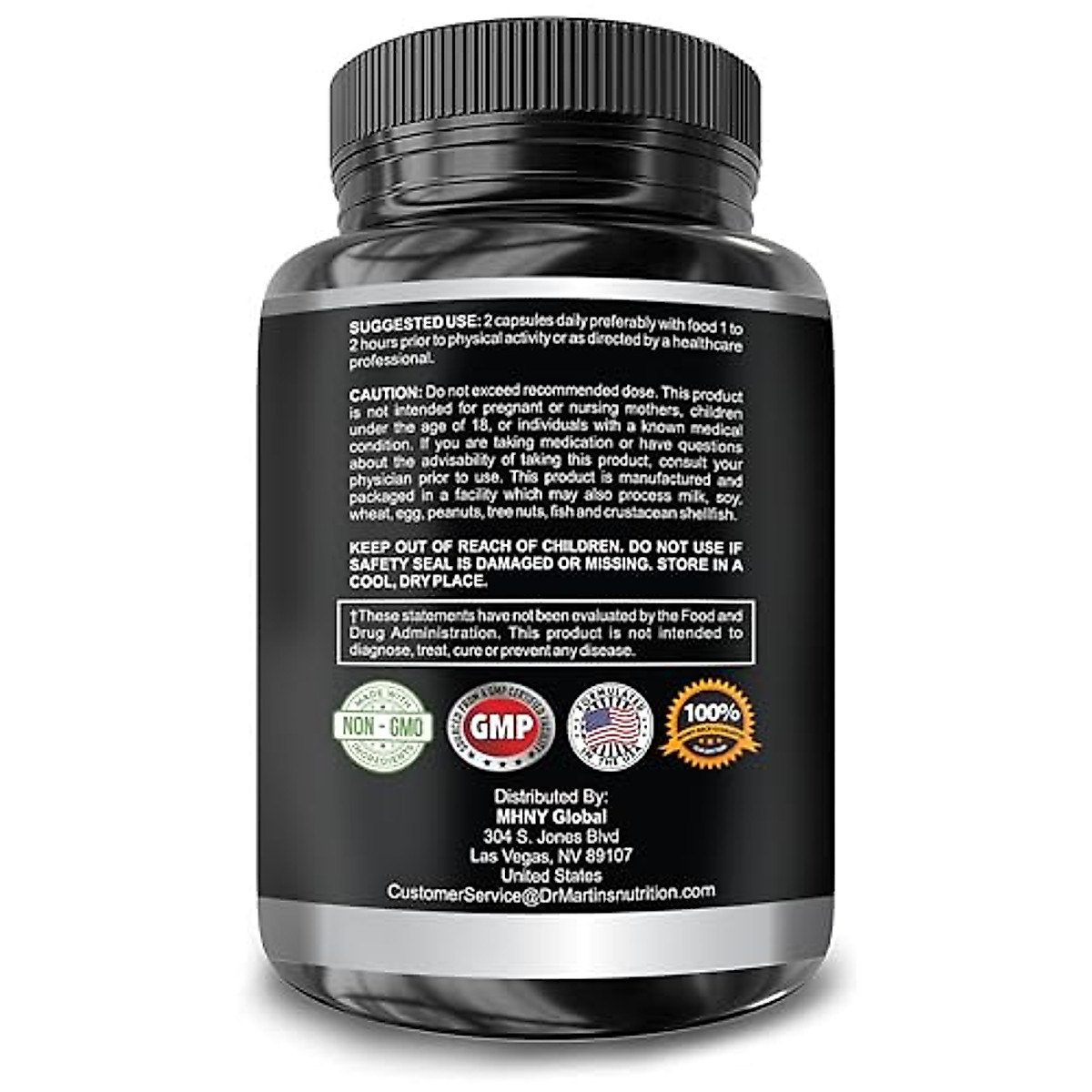 Super Strength 1590mg Horny Goat Weed 120 Capsules With Maca Arginine & Ginseng - Naturally Boost your Health, Workout Performance, Endurance & Energy, Joint Health For Men & Women (120C)