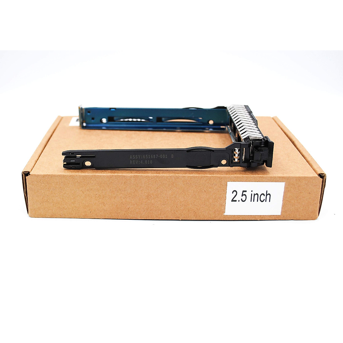 2.5" SFF SAS SATA SSD Hard Drive Carrier Tray Caddy 651687-001 651699-001 for HP Proliant ML350 DL360p DL380P DL160 Gen8 G8 Gen9 G9 with 4 Mounting Screws