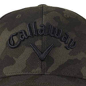 Callaway Camo Flexfit Snapback Hat, One Size, Green