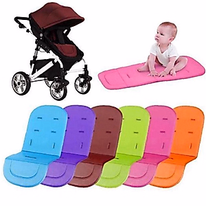 Universal Stroller Accessories Baby Soft Stroller Pram Pushchair Car Seat Liner Pad Cushion Mat (blue)
