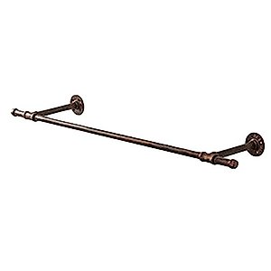 PIBM Stylish Simplicity Shelf Wall Mounted Floating Rack Shelves Retro Clothing Display Clothing Rack Shop Bearing Strong,2 Colours,6 Sizes, Redbrown , 100x13CM